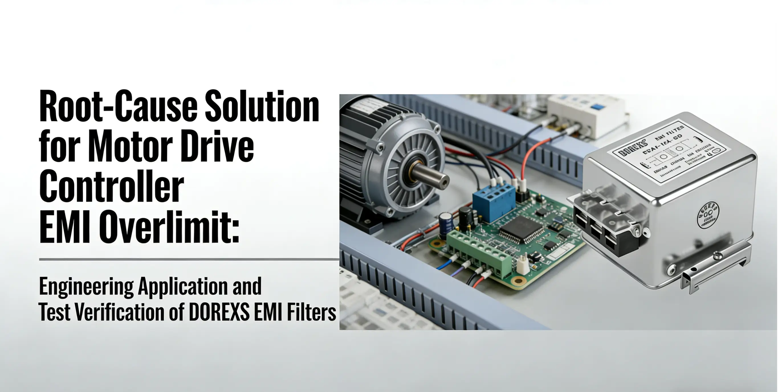 EMI Over-Limit Solutions for Motor Drive Controllers | DOREXS
